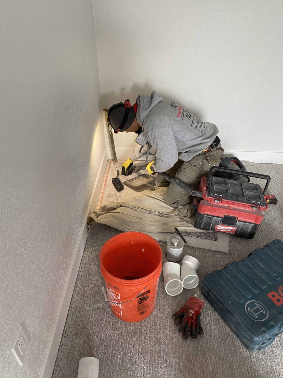 Installing a Radon Mitigation System: A Step-by-Step Guide (w/ Pictures ...